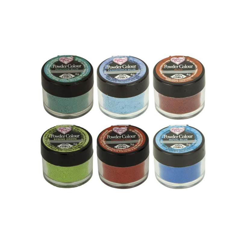 RAINBOW DUST- POWDER COLOUR -2g/4g - Rainbow Dust Plain and Simple Dust ...
