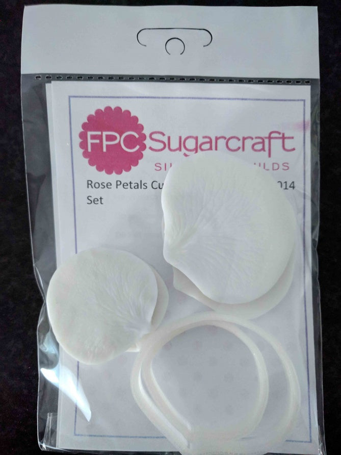 Rose Petals Cutter & Veiner Set by FPC - V014 – Surbiton Sugarcraft